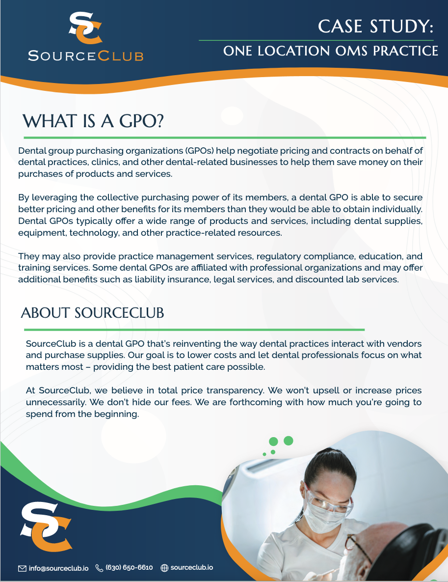 Dental Supply Resources - SourceClub